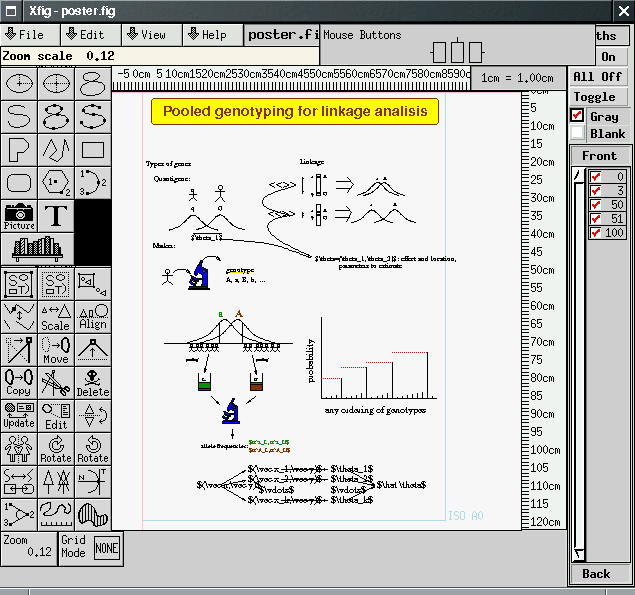 Designing a Scientific Poster with Xfig and TEX LG #96
