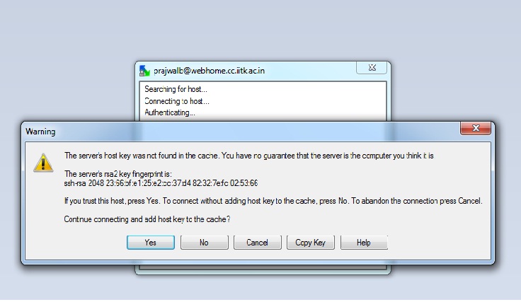 Using WinSCP