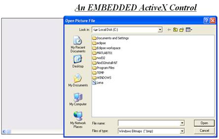 An EMBEDDED ActiveX Control Plug