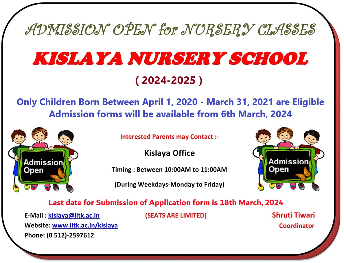 Kislaya Nursery School IIT Kanpur