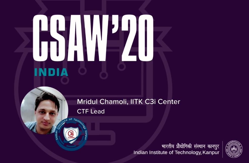 Cyber security Awareness Worldwide CSAW 2020