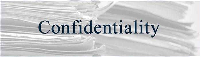 Confidentiality
