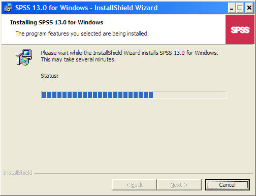 Procedure for Installation of SPSS13