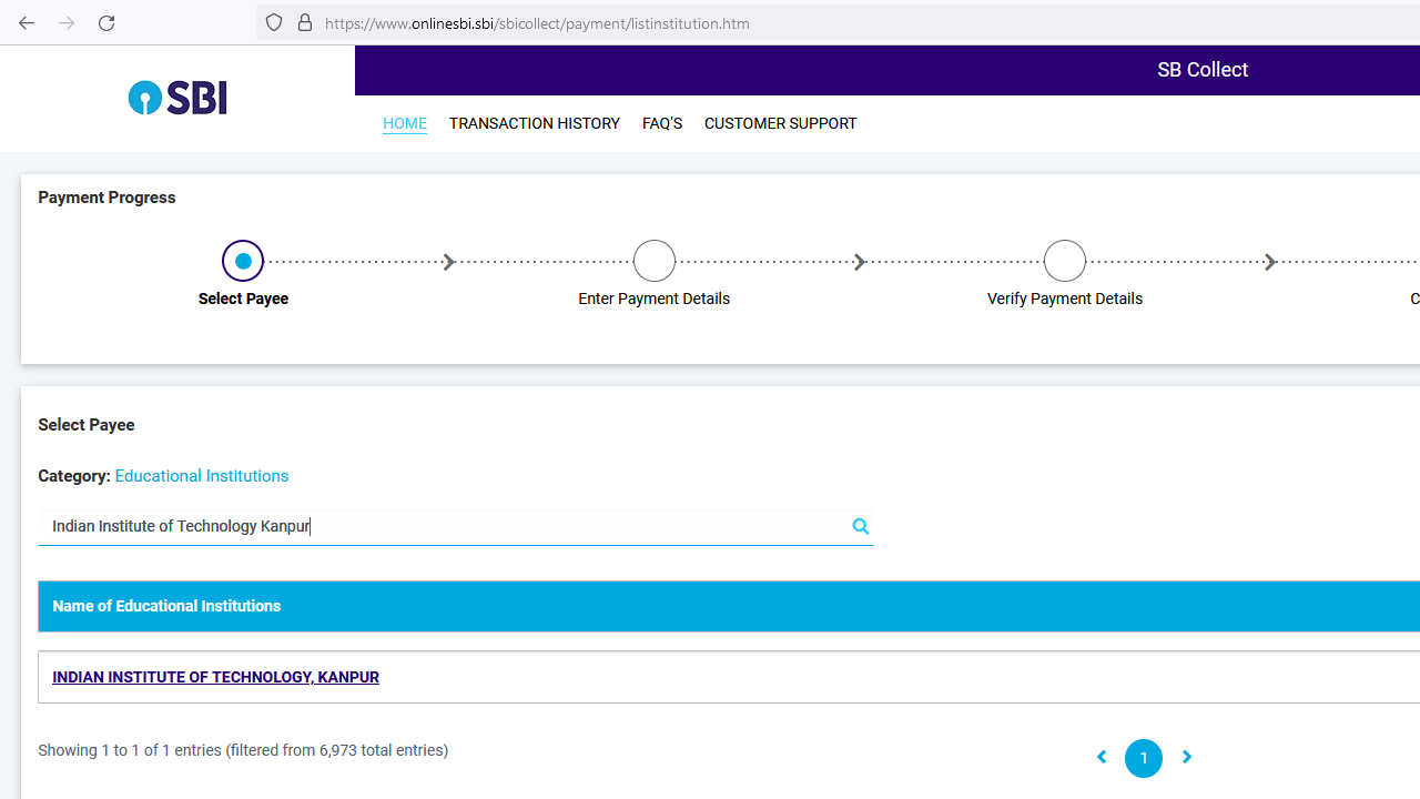 SBI Collect- CCE IIT Kanpur