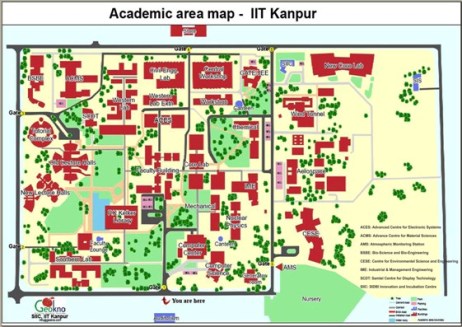 Map of Academic area