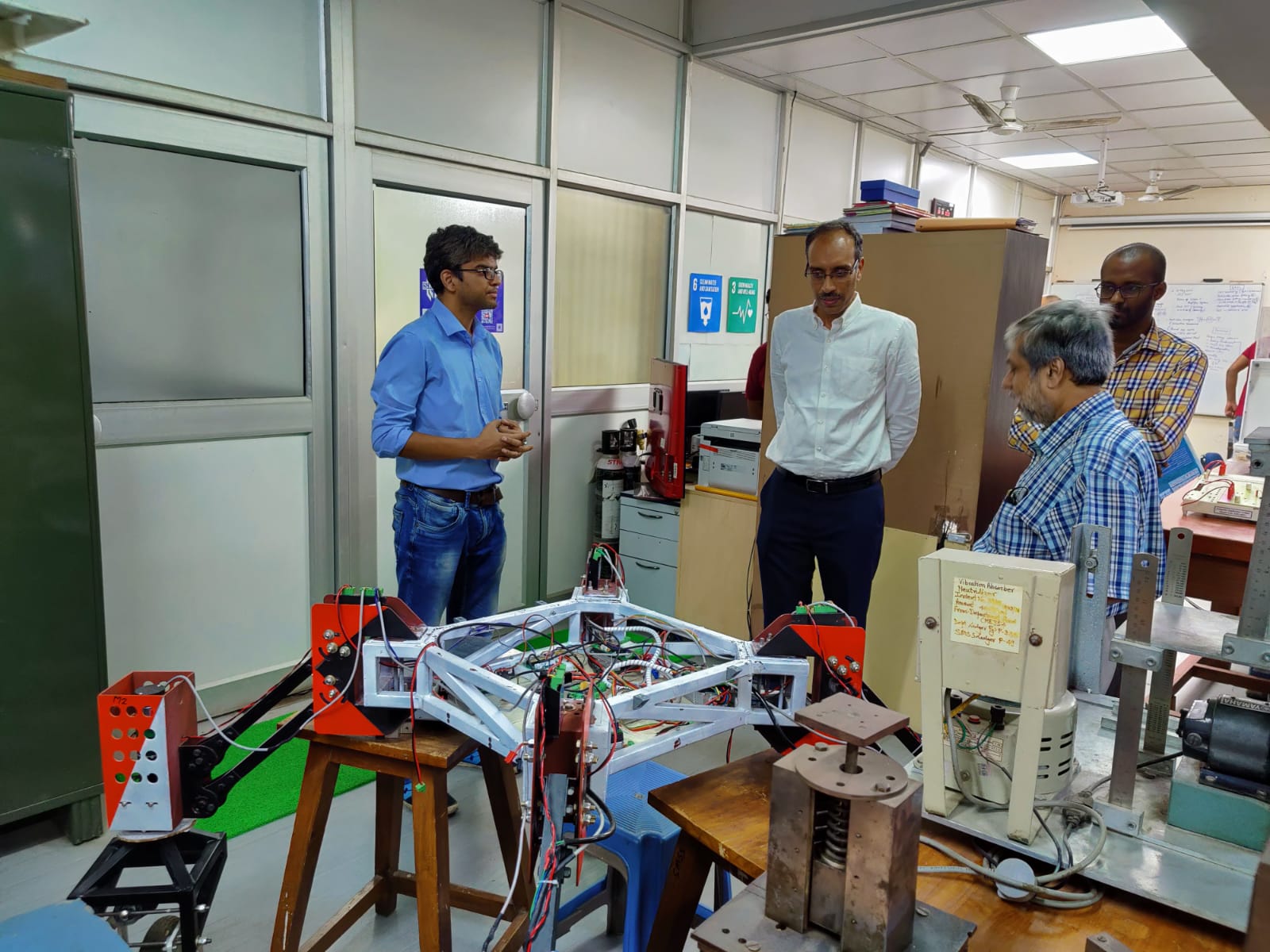 SMSS Lab Visit: Guest of Honour Dr. Manoj Gonuguntla | SMSS Laboratory ...