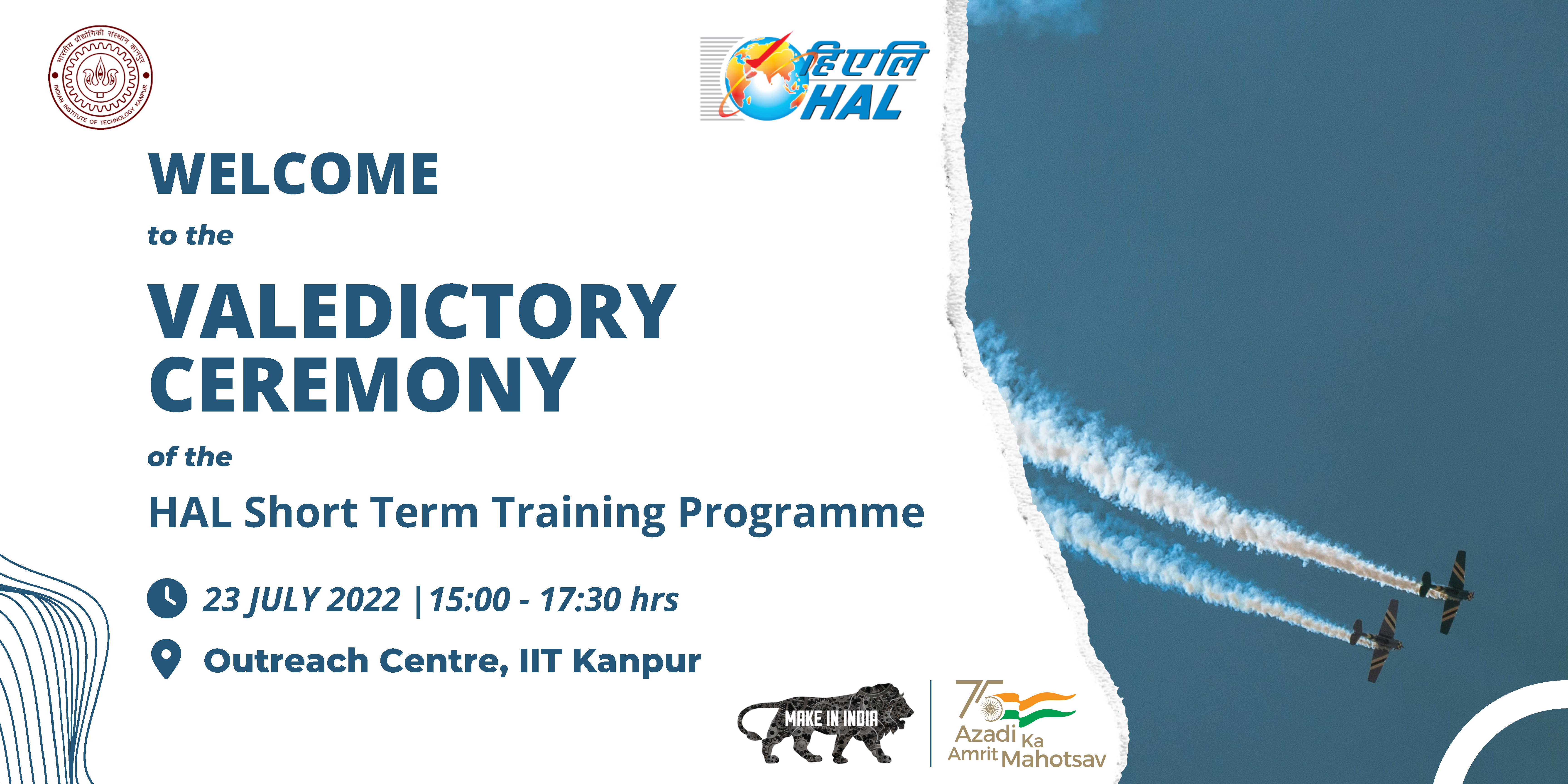 Valedictory Ceremony: HAL Short Term Training Programme | SMSS ...